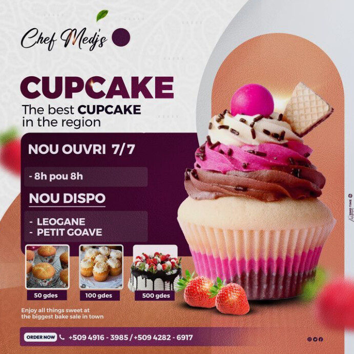 Maximalist Bake Sales Template Instagram Post | PosterMyWall