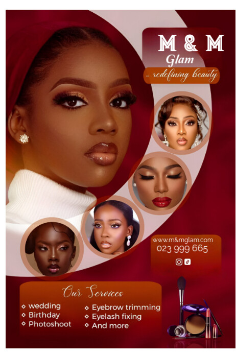 Copy of Maximalist Beauty Make Up Poster | PosterMyWall