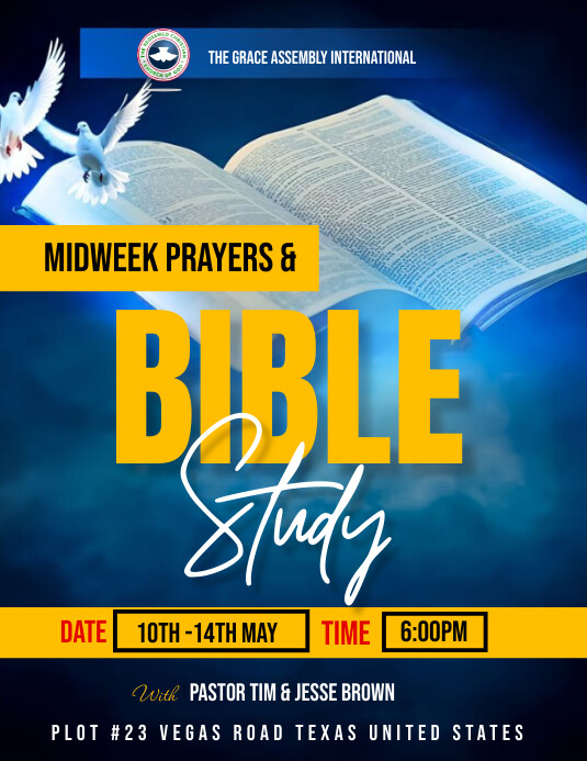 Copy of Maximalist Bible Study Flyer (us Letter) | PosterMyWall