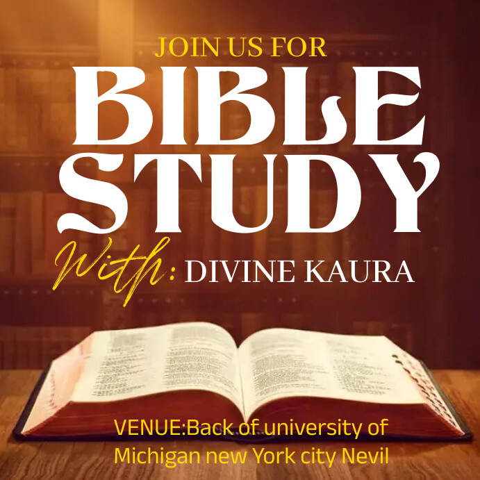 Modèle Maximalist Bible Study Instagram Post | PosterMyWall