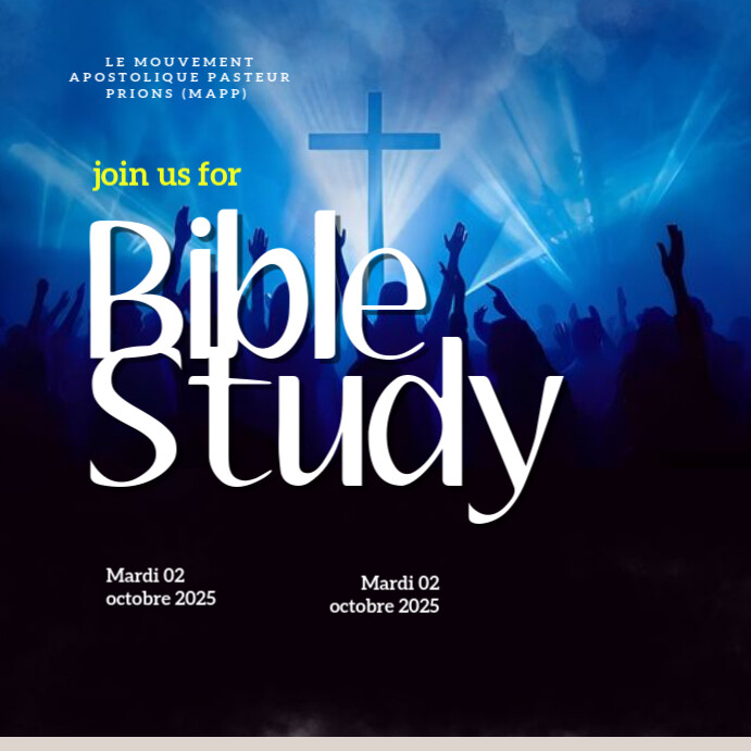 Maximalist Bible Study Instagram Post Template | PosterMyWall
