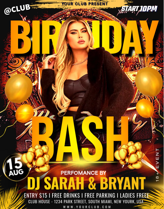 Copy of Maximalist Birthday Bash Poster/wallboard | PosterMyWall