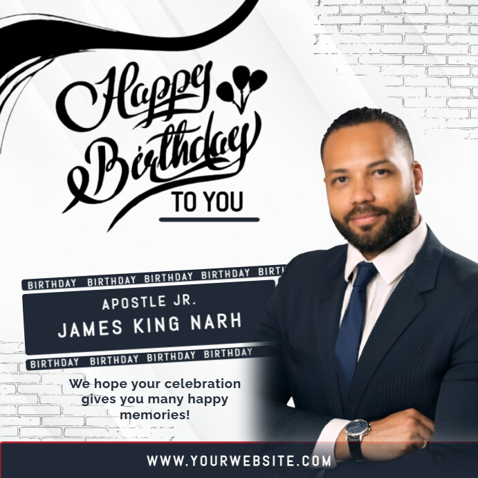 Copy of Maximalist Birthday Desgn Square (1:1) | PosterMyWall