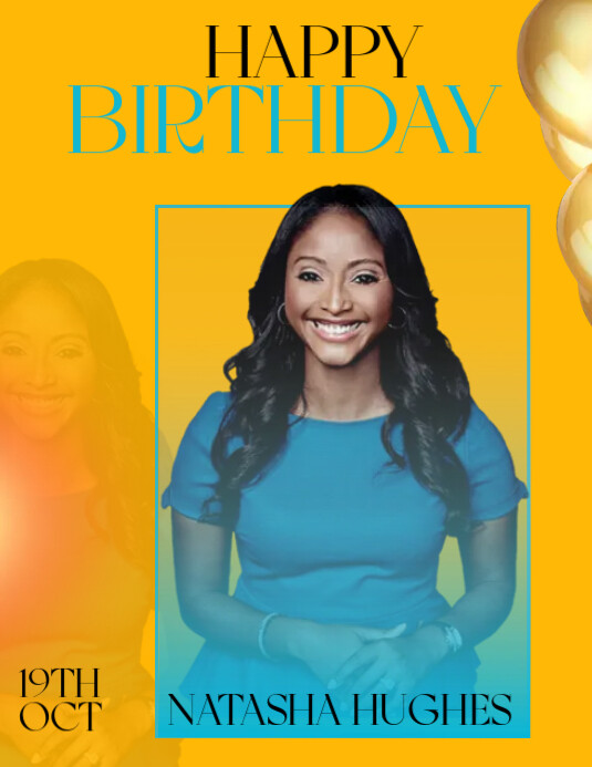 Maximalist Birthday Flyer (us Letter) Template | PosterMyWall