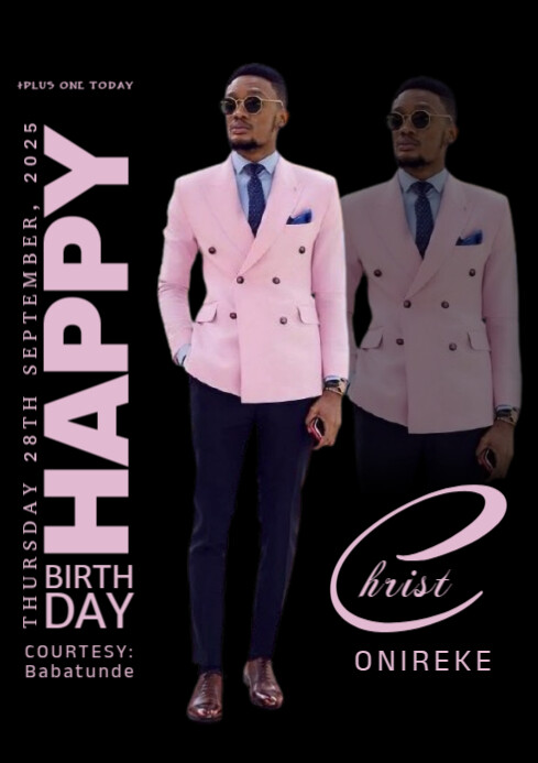 Maximalist Birthday Flyer A4 Template | PosterMyWall