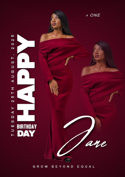 Copy of Maximalist Birthday Flyer A4 | PosterMyWall