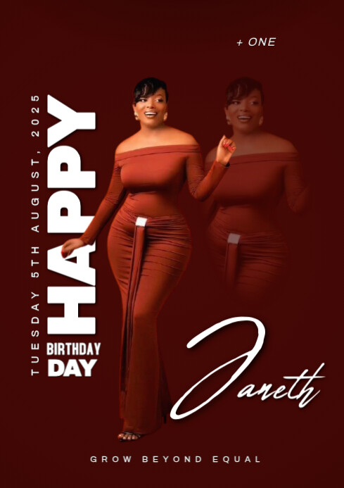 Copy of Maximalist Birthday Flyer A4 | PosterMyWall