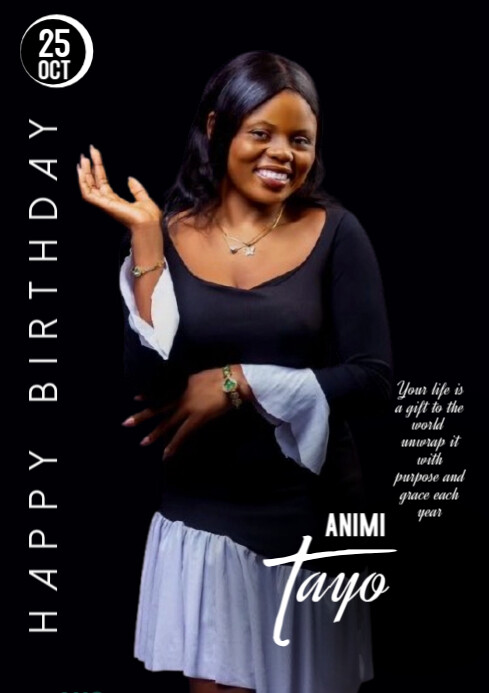 Maximalist Birthday Flyer A4 Template | PosterMyWall