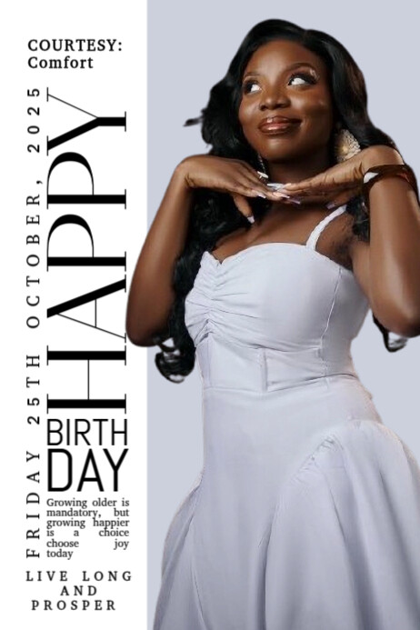 Maximalist Birthday Flyer Banner 4' × 6' Template | PosterMyWall