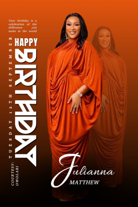 Plantilla de Maximalist Birthday Flyer Banner 4' × 6' | PosterMyWall