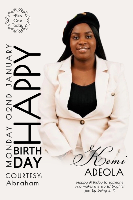 Maximalist Birthday Flyer Banner 4' × 6' Template | PosterMyWall