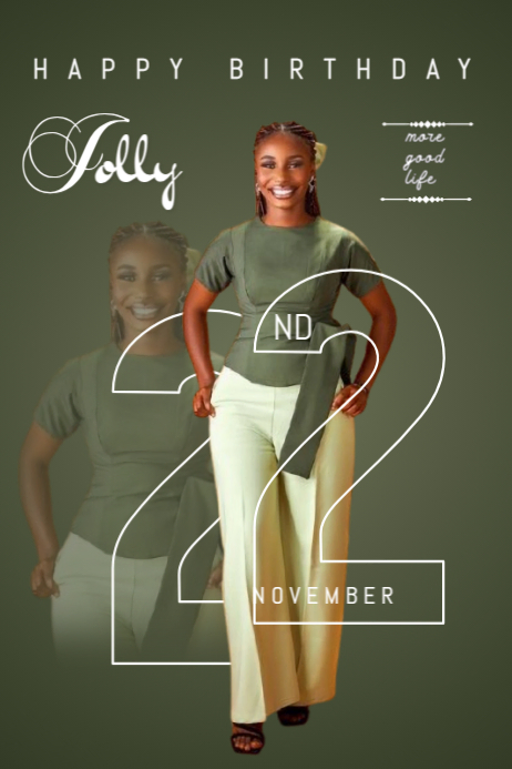 Maximalist Birthday Flyer Banner 4' × 6' Template | PosterMyWall