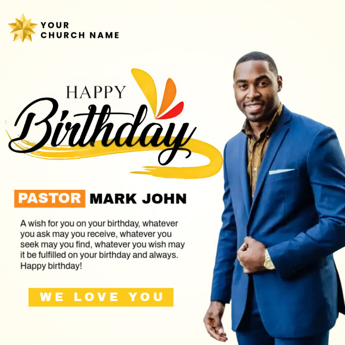 Maximalist Birthday Post Square (1:1) Template | PosterMyWall