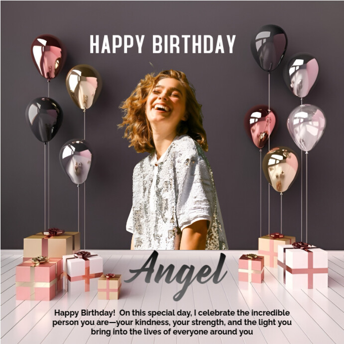 Copy of Maximalist Birthday Square (1:1) | PosterMyWall