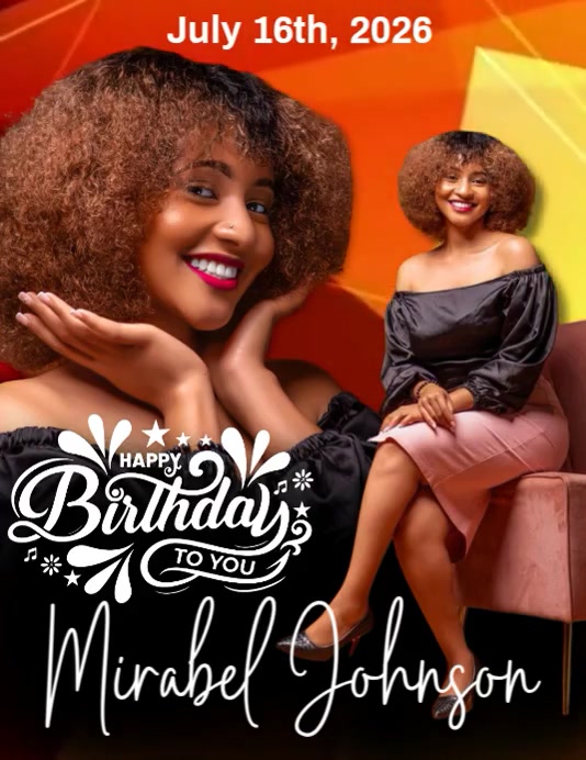 Plantilla de Maximalist Birthday Video Celebration Template For Her ...