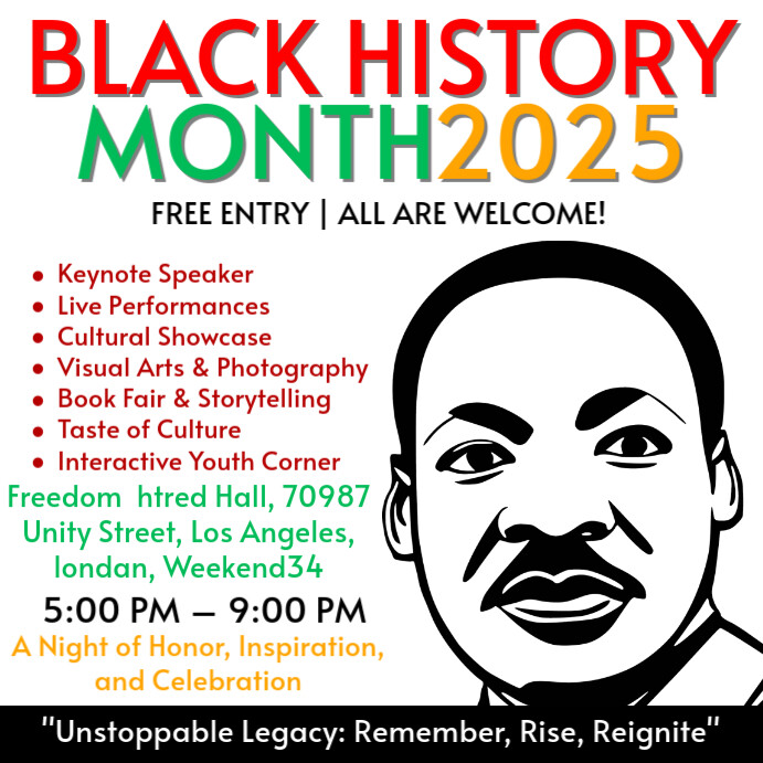 Copy of Maximalist Black History Instagram Post | PosterMyWall