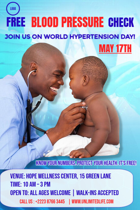 Copy of Maximalist Blood Pressure Poster | PosterMyWall