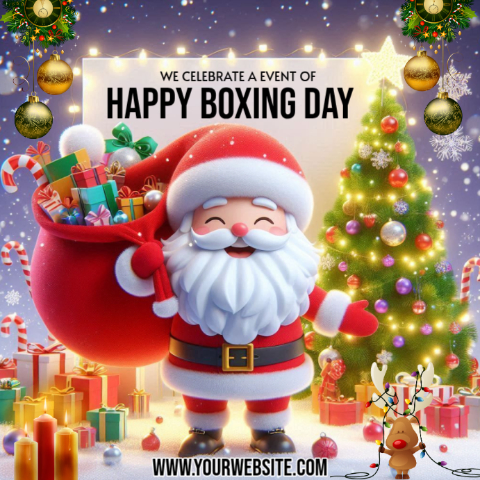 Plantilla de Maximalist Boxing Day Instagram Post | PosterMyWall