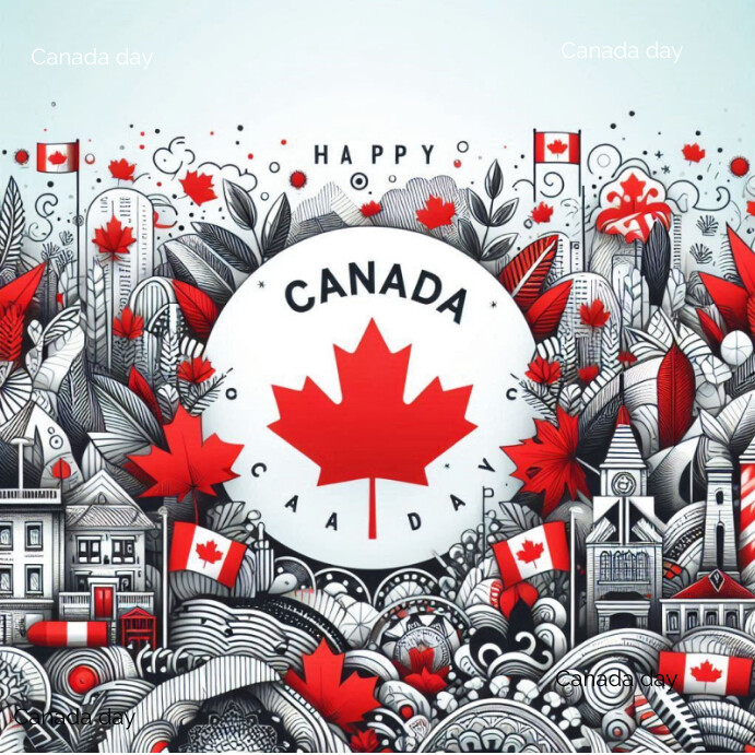 Maximalist Canada Cultural Day Anniversary In Template | PosterMyWall