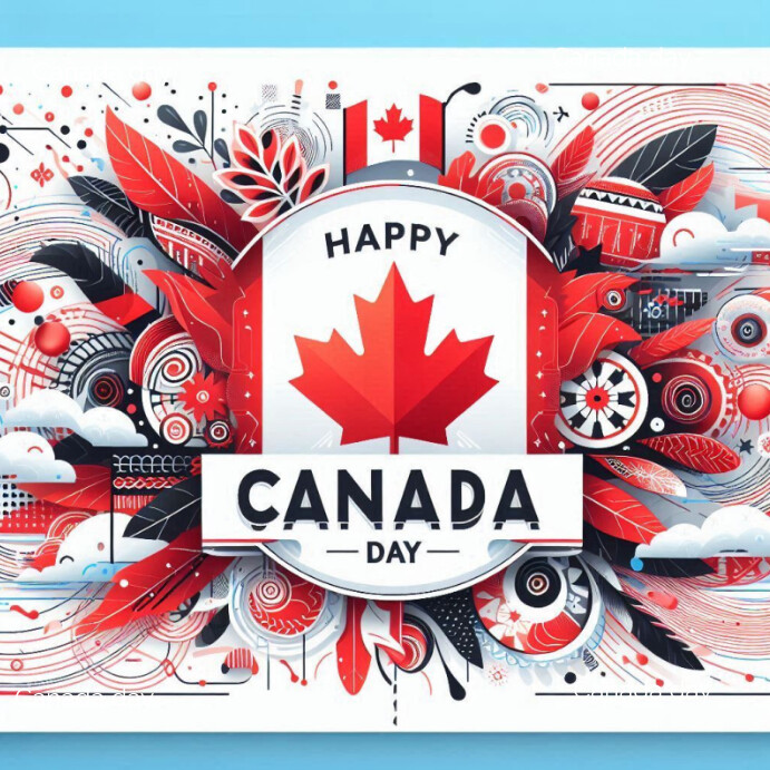 Maximalist Canada Cultural Day Anniversary In Template | PosterMyWall