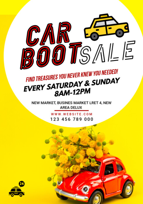 Copy of Maximalist Car Boot Sales Flyer Template A1 | PosterMyWall
