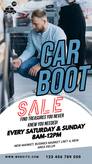 Copy of Maximalist Car Boot Sales Template Instagram Story | PosterMyWall