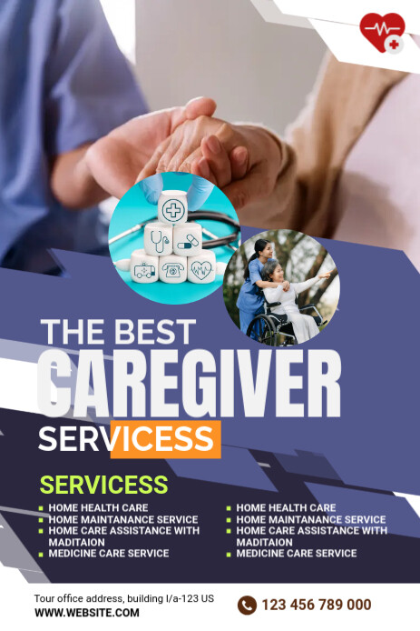 Copy of Maximalist Caregiver Service Pinterest Graphic | PosterMyWall