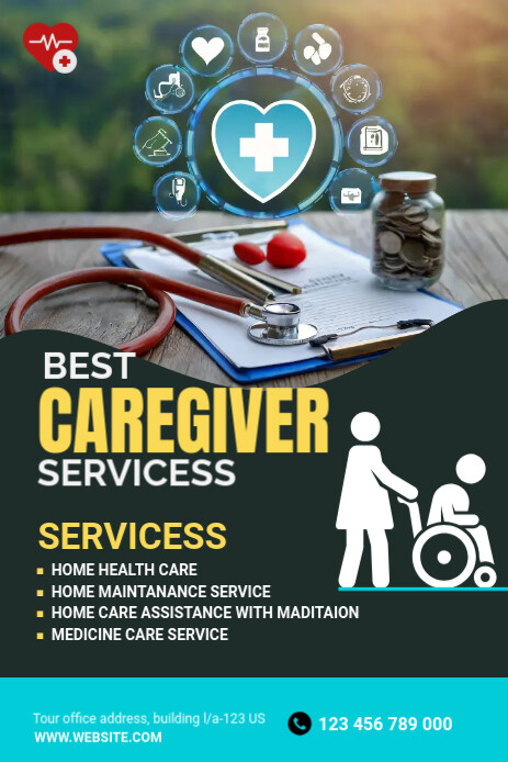 Maximalist Caregiver Service Pinterest Graphic Pinterest Graphic ...