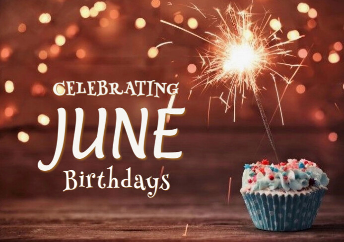 Copy of Maximalist Celebrating June Birthdays A4 | PosterMyWall