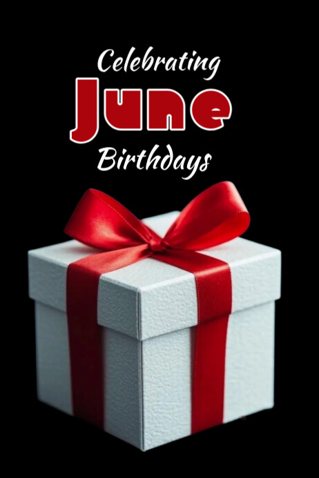 Maximalist Celebrating June Birthdays Banner 4' × 6' Template ...