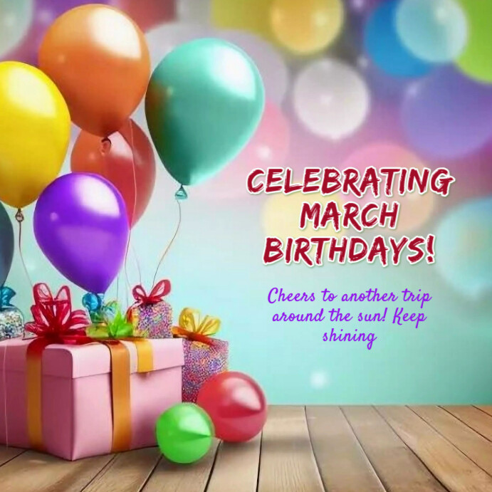 Copy of Maximalist Celebrating March Birthdays Instagram Post ...