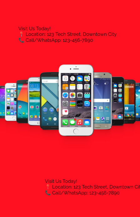 Maximalist Cell Phone Repairing Service Flyer, Iphone Repairing Service ...