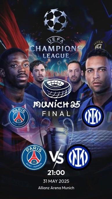 Maximalist Champions League Final Match Instagram Story Template ...