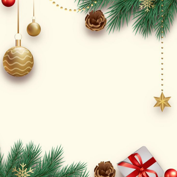 Maximalist Christmas Background Instagram Post Template | PosterMyWall