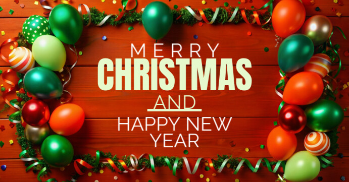 Maximalist Christmas Facebook Event Cover Facebook Event Cover Template ...