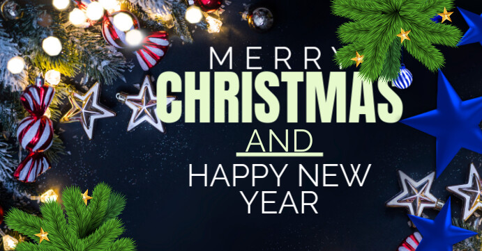 Maximalist Christmas Facebook Event Cover Facebook Event Cover Template ...