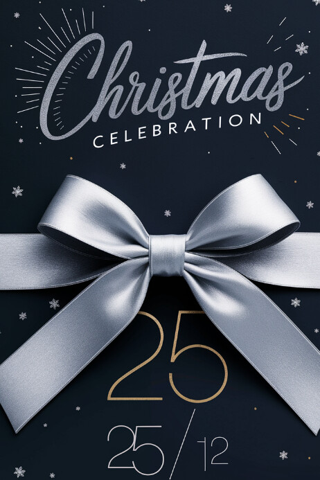 Maximalist Christmas Poster Template | PosterMyWall