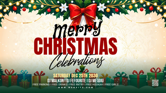 Maximalist Christmas Youtube Thumbnail Youtube Thumbnail Template ...