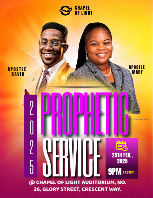 Maximalist Church Flyer (us Letter) Template | PosterMyWall