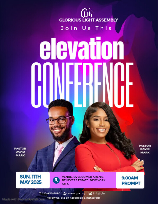 Maximalist Church Flyer (us Letter) Template | PosterMyWall