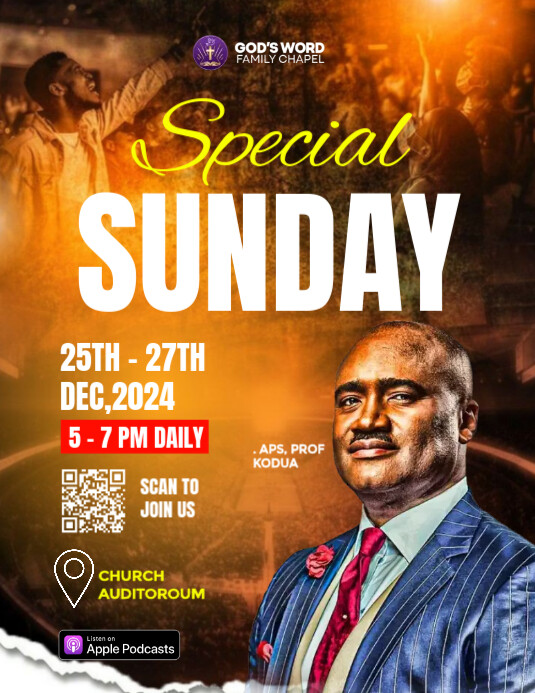 Maximalist Church Flyer (us Letter) Template | PosterMyWall