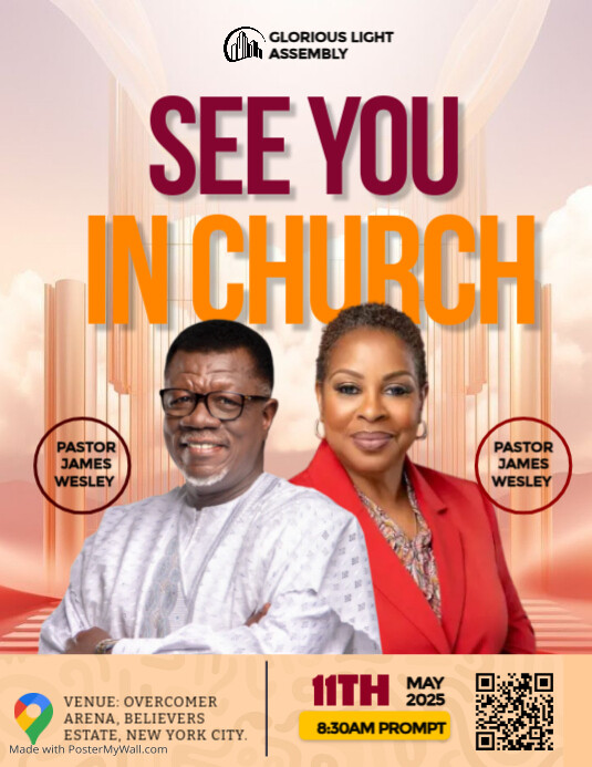 Maximalist Church Flyer (us Letter) Template | PosterMyWall