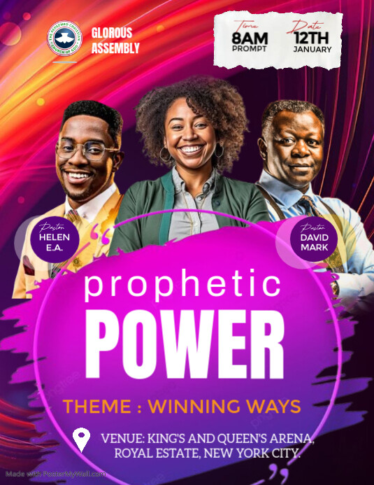 Maximalist Church Flyer (us Letter) Template | PosterMyWall