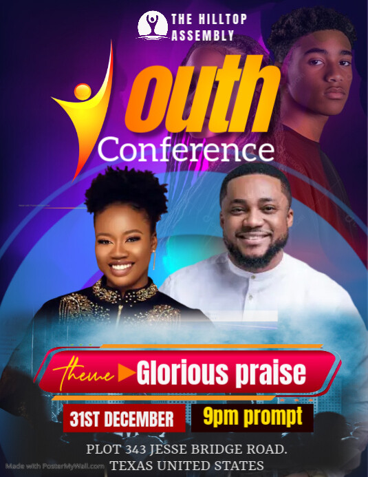 Maximalist Church Flyer (us Letter) Template | PosterMyWall