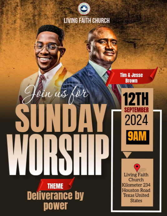 Maximalist Church Flyer (us Letter) Template | PosterMyWall