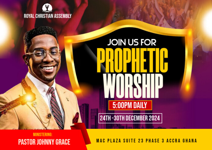 Maximalist Church Flyer A4 Template | PosterMyWall