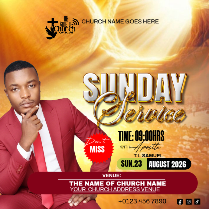 Copy of Maximalist Church Instagram Post | PosterMyWall