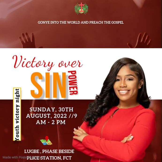 Maximalist Church Instagram Post Template | PosterMyWall