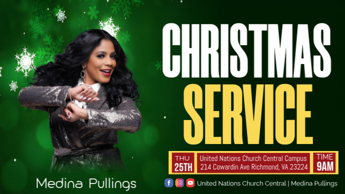 Maximalist Church Youtube Thumbnail Template | PosterMyWall