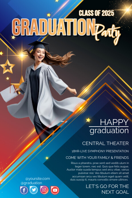 Copy of Maximalist Class Of 2025 Graduation Party At Central Theater ...